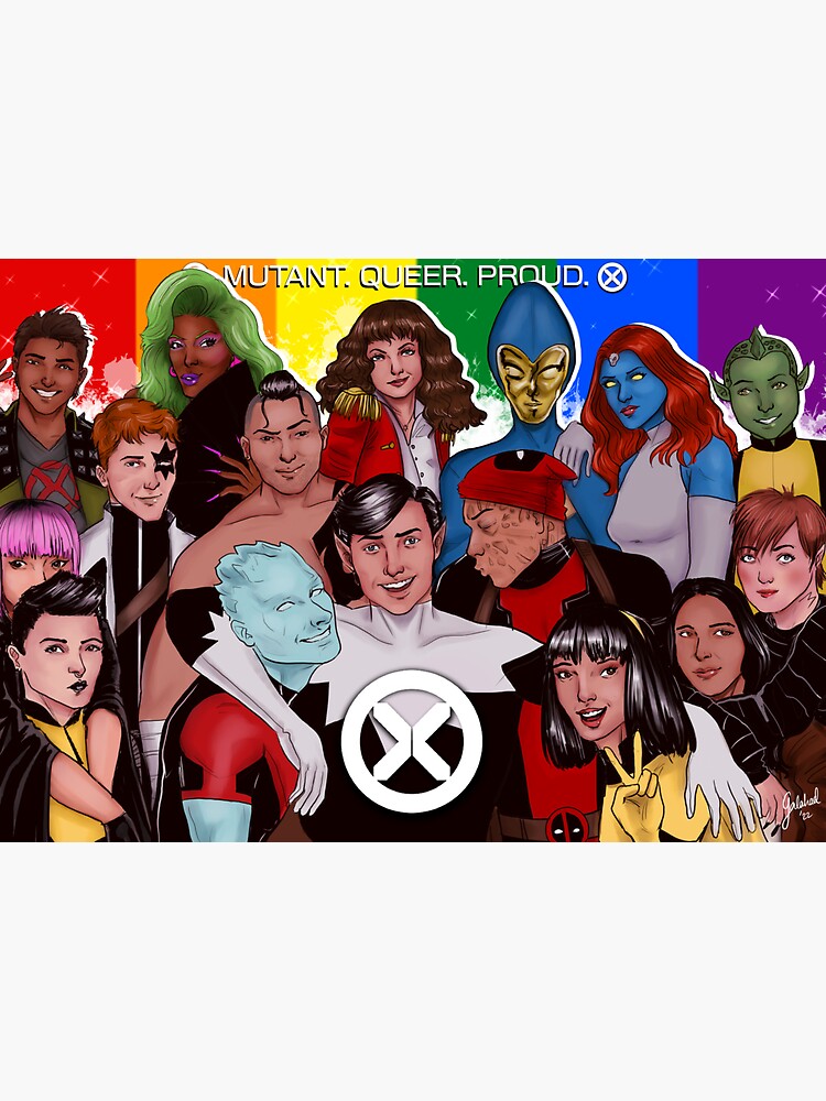 "X-Pride" Sticker for Sale by GalahadDraws | Redbubble