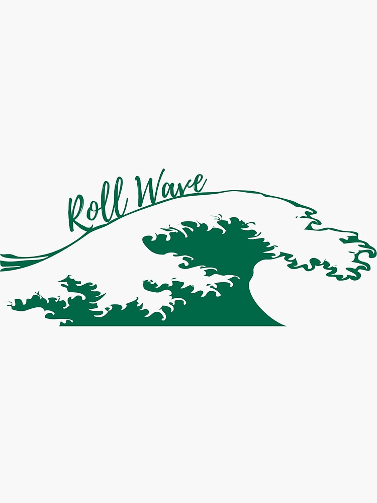 "Tulane University (Roll Wave)" Sticker for Sale by CollegeVibe | Redbubble