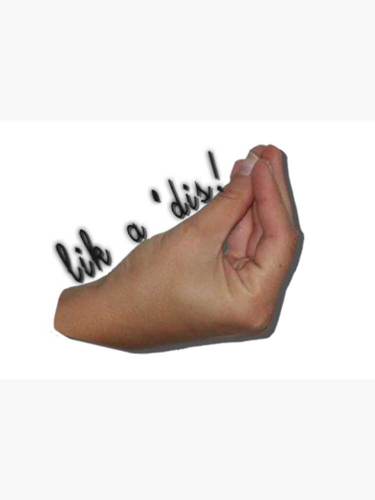 "Italian Meme Hand - Lik' a 'dis!" Art Print by CalumReid | Redbubble