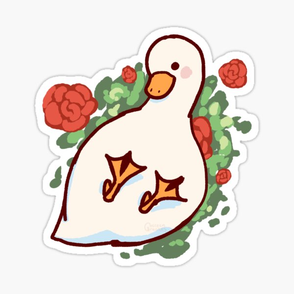 "Cottagecore duck" Sticker for Sale by Colleenartx | Redbubble
