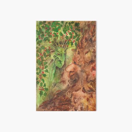 "The Holly and the Oak King" Art Board Print for Sale by Maria ...