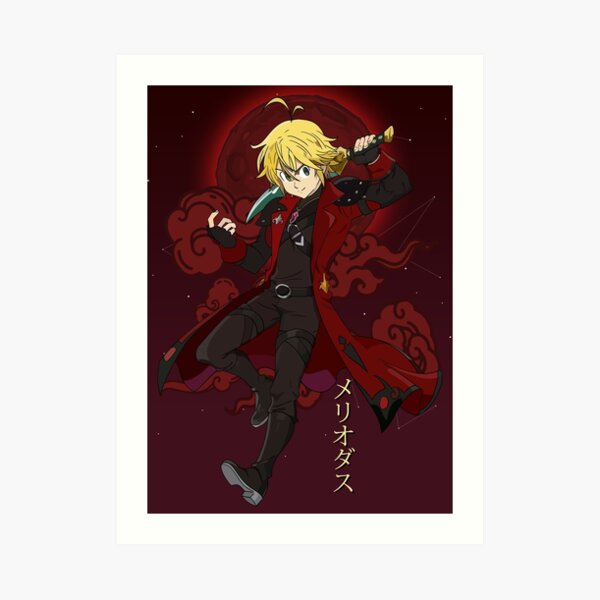 "Meliodas Holy Knight - Seven Deadly Sins" Art Print for Sale by ...