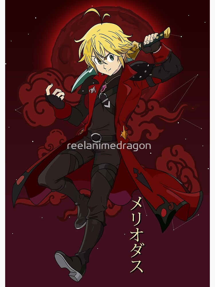 "Meliodas Holy Knight - Seven Deadly Sins" Art Print for Sale by ...