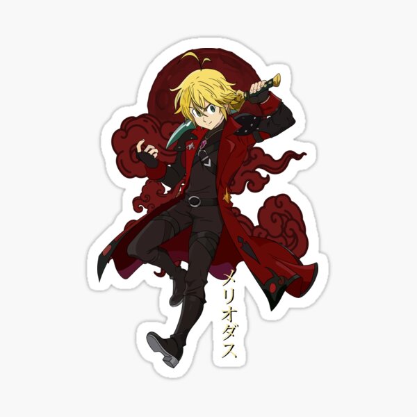 "Meliodas Holy Knight - Seven Deadly Sins" Sticker by reelanimedragon ...