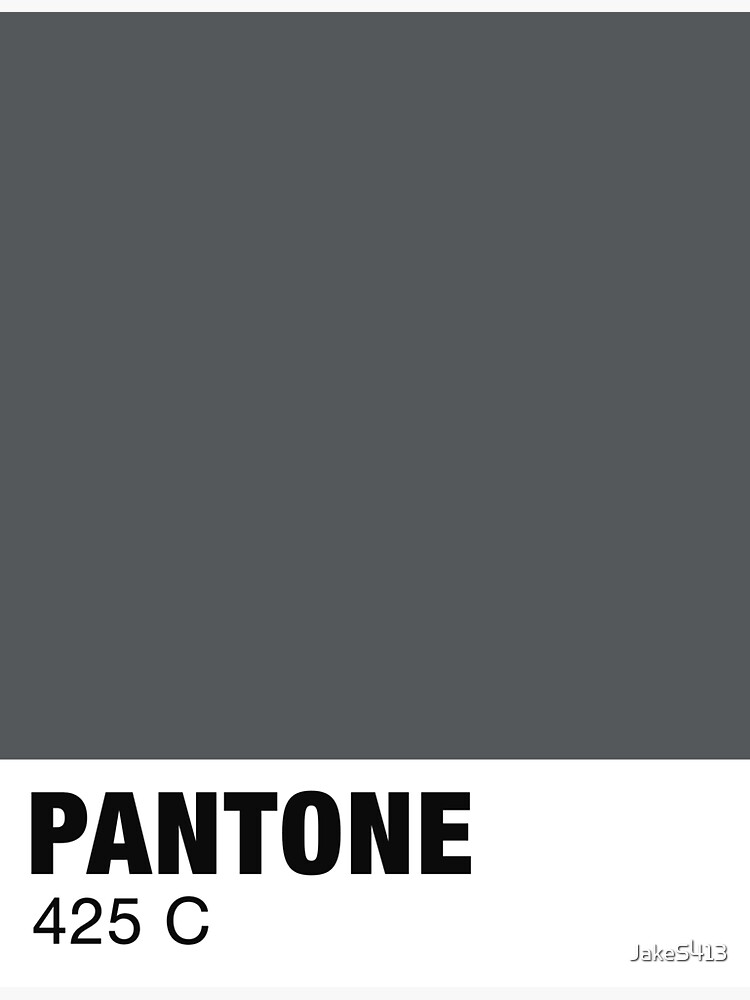 "Pantone 425C" Sticker for Sale by JakeS413 | Redbubble