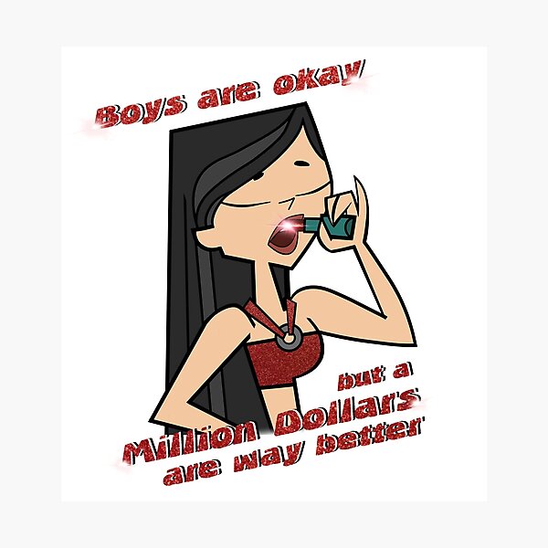 "Heather - Total Drama - No Boys, Millions Only" Photographic Print for Sale by Matildaaa ...
