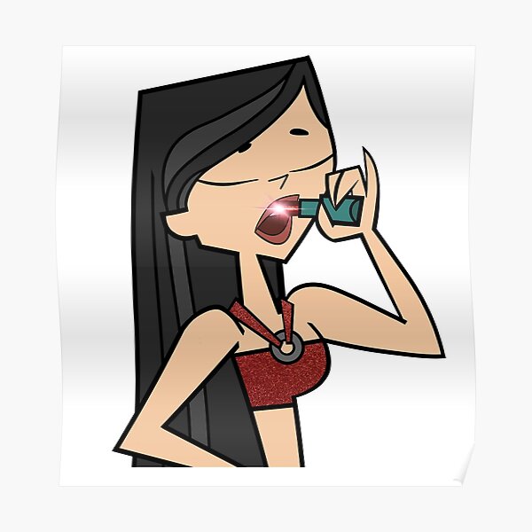 "Heather Lipstick - Total Drama" Poster for Sale by Matildaaa | Redbubble