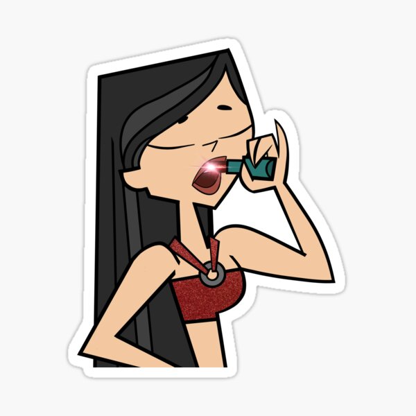 "Heather Lipstick - Total Drama" Sticker for Sale by Matildaaa | Redbubble