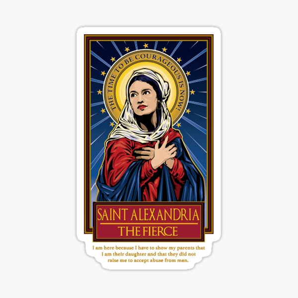 "AOC Alexandria" Sticker for Sale by shopELON-MAC | Redbubble