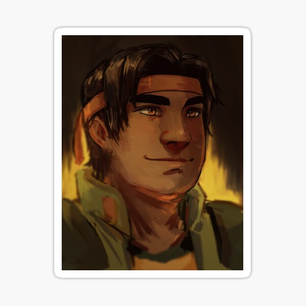 "Hunk" Sticker by StaticColour | Redbubble