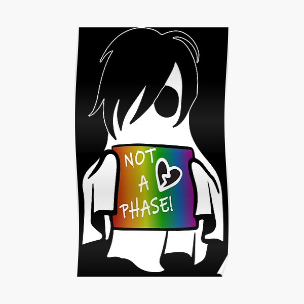 "not a phase lgbt emo pride" Poster for Sale by TATSANDARTS | Redbubble