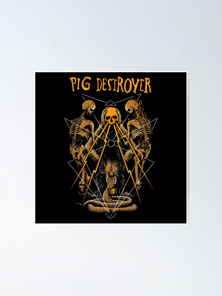 "Pig Destroyer Album Cover" Poster for Sale by abderahmane791 | Redbubble