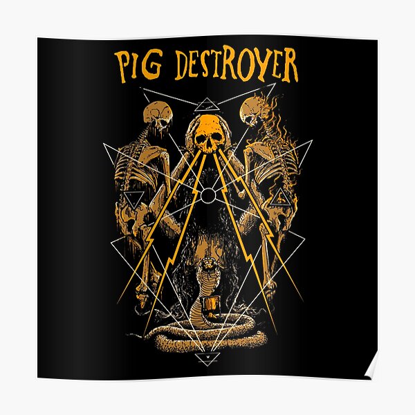 "Pig Destroyer Album Cover" Poster for Sale by abderahmane791 | Redbubble