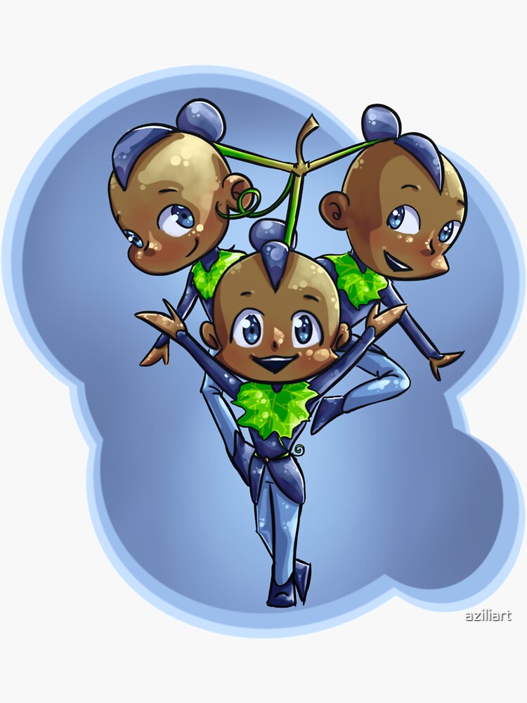 "Grape chibi" Sticker for Sale by aziliart | Redbubble