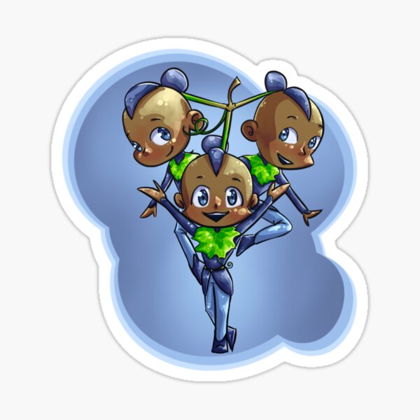 "Grape chibi" Sticker for Sale by aziliart | Redbubble