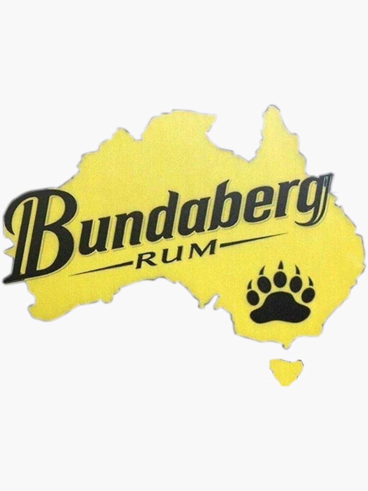 "Authentic Bundaberg Rum Design" Sticker for Sale by imaskurun | Redbubble