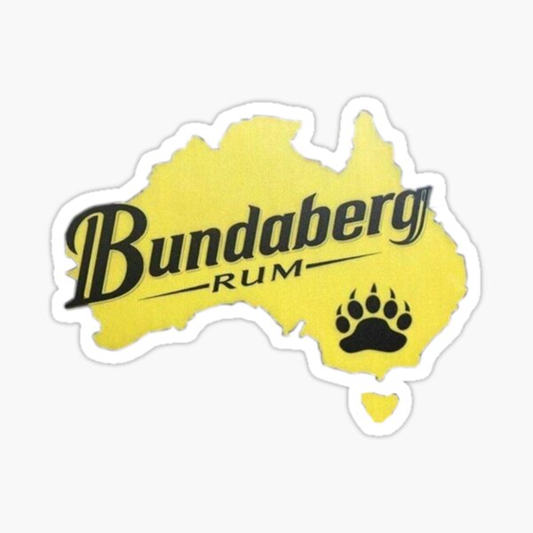 "Authentic Bundaberg Rum Design" Sticker for Sale by imaskurun | Redbubble
