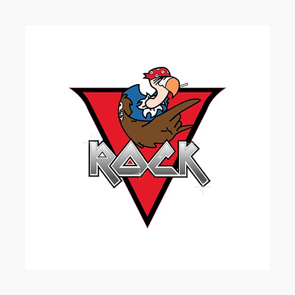 "Grand Theft Auto Vice City: V Rock - Radio Station Logo" Photographic ...