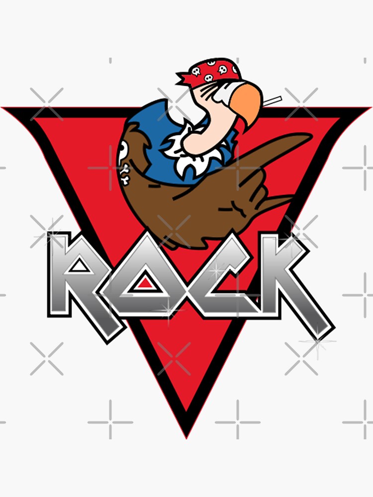 "Grand Theft Auto Vice City: V Rock - Radio Station Logo" Sticker by ...