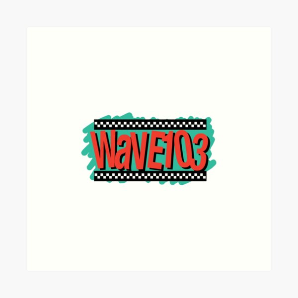 "Grand Theft Auto Vice City: Wave 103 - Radio Station Logo" Art Print ...