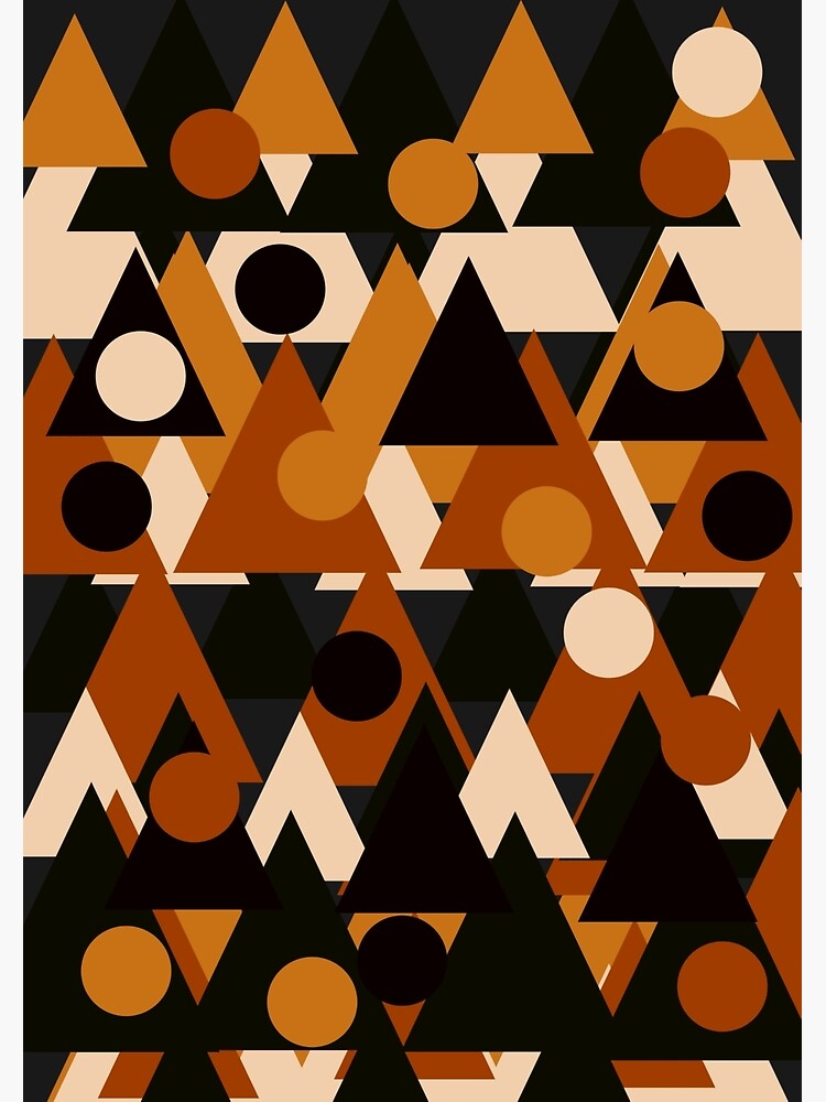 "geometric shapes 8" Poster for Sale by Real-texture | Redbubble