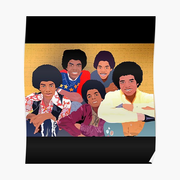 "The Jackson 5ive Sticker" Poster for Sale by colonjohan | Redbubble