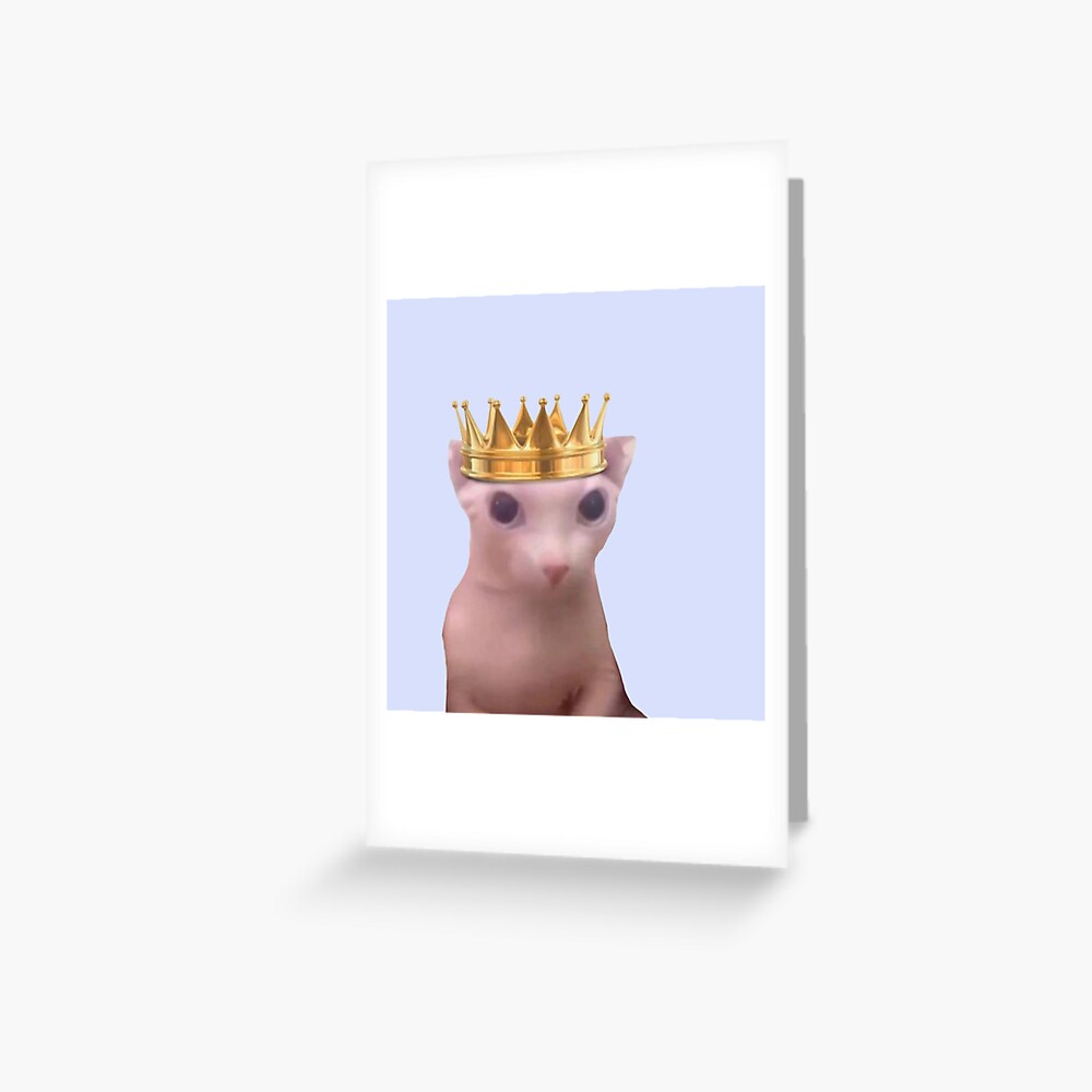 "bingus with a crown" Greeting Card by jvsmin | Redbubble