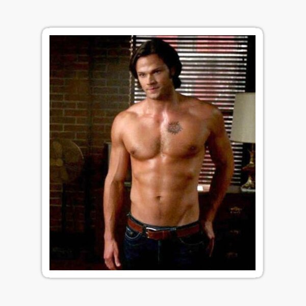 "Jared Padalecki Sam Winchester " Sticker by sk8chicken | Redbubble