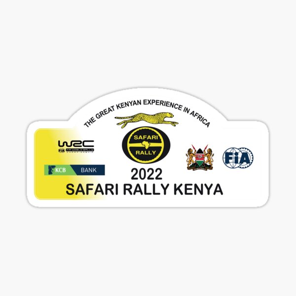 "WRC Rally Kenya 2022" Sticker for Sale by Heiale | Redbubble