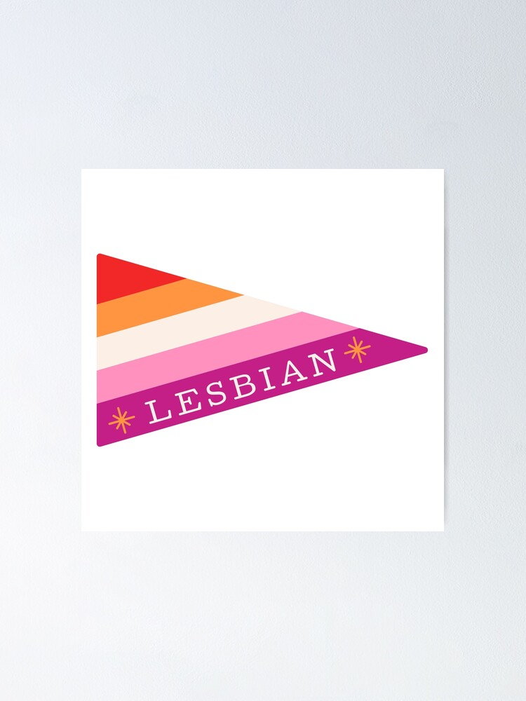 "Happy Pride LGBTQIA+ Lesbians Flag Pizza Slice " Poster for Sale by ...