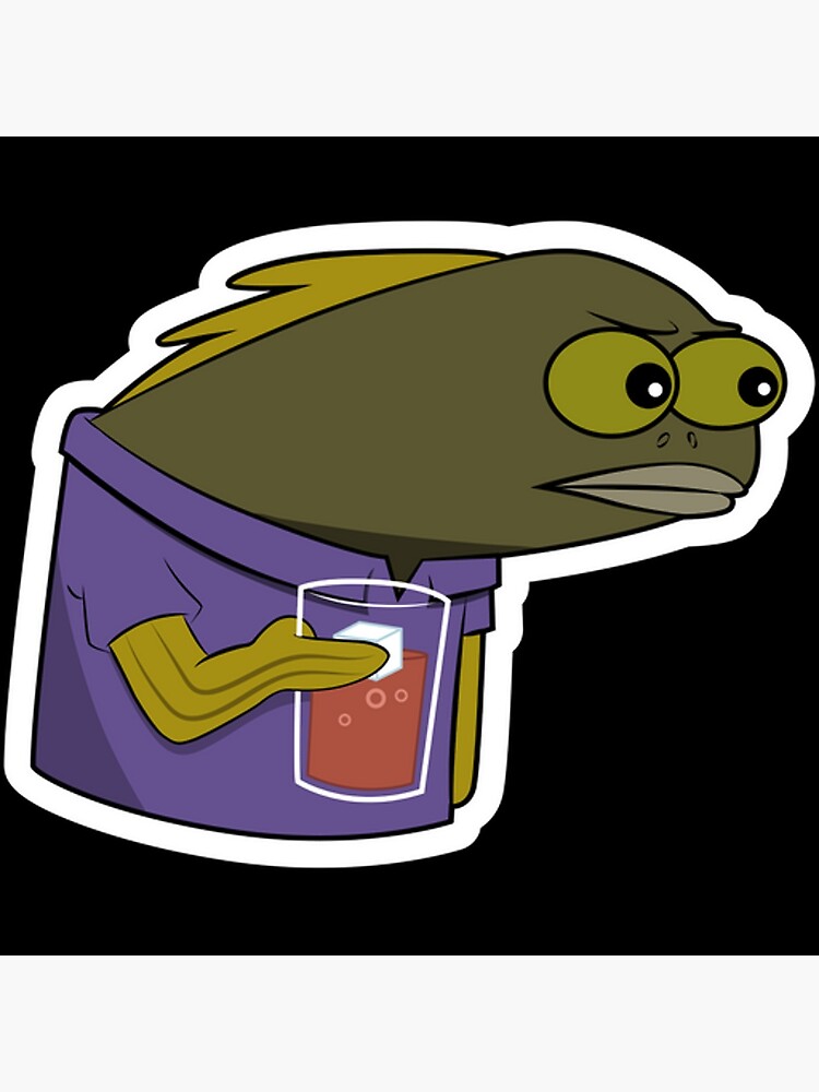 "Spongebob Long Neck Fish" Photographic Print for Sale by kylebarr19 ...