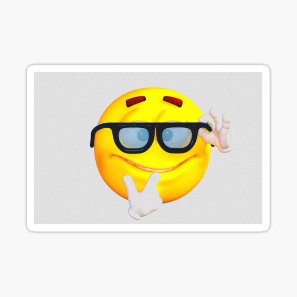 "Genius emoji" Sticker for Sale by GoreShop | Redbubble