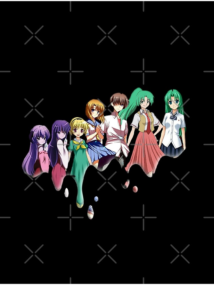 "Higurashi When They Cry Higurashi no Naku Koro ni Anime" Art Print for ...