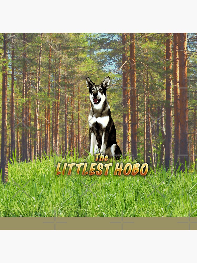 The Littlest Hobo Forest ORIGINAL BY CRUSHART1 ON REDBUBBLE Pin Button