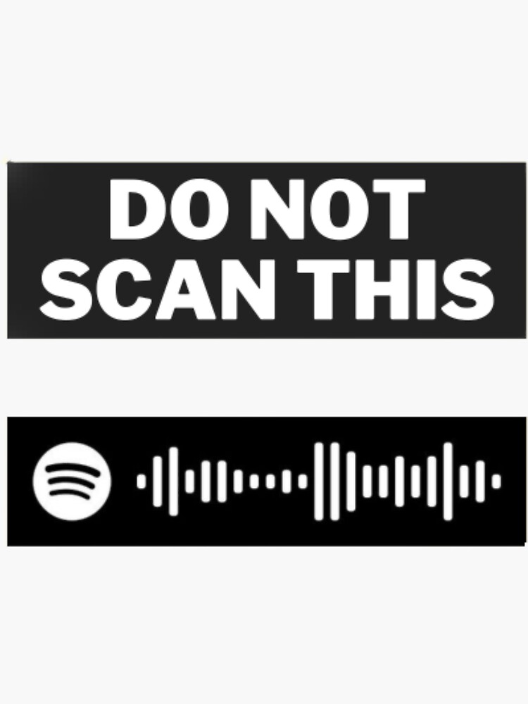 "Do not scan this " Sticker for Sale by T-shirtTornado | Redbubble