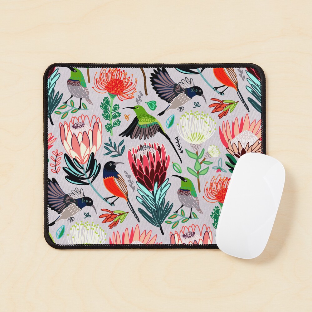 "Sunbirds & Proteas On Grey" Essential T-Shirt for Sale by TigaTiga ...