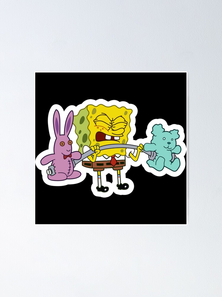 "Spongebob Workout" Poster for Sale by kylebarr19 | Redbubble