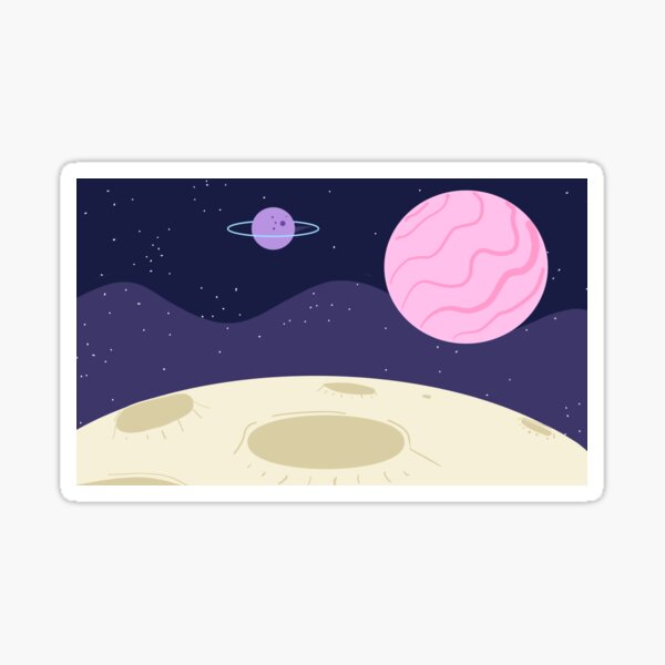 "Planets" Sticker for Sale by Mima-KC | Redbubble