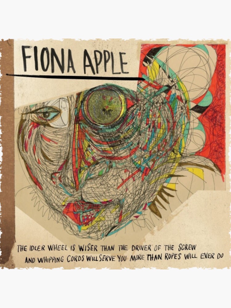 "Top Merch Fiona Apple" Sticker for Sale by derrilduke | Redbubble