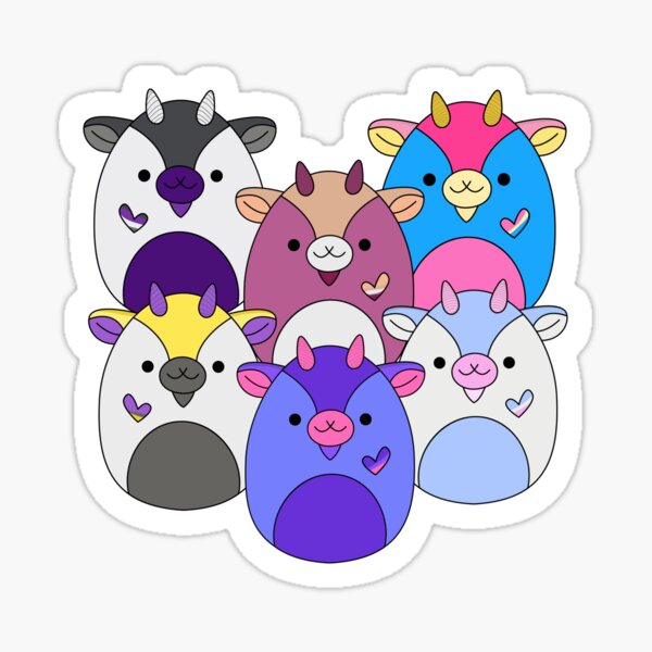 "Squishmallow" Sticker for Sale by AnaiMoraes | Redbubble