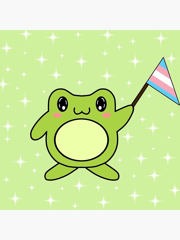 "TRANS PRIDE ALLY FROG" Poster for Sale by RinkyArt | Redbubble