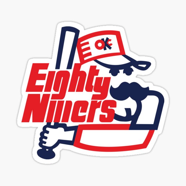 "Oklahoma City 89ers" Sticker for Sale by OnTargetSports | Redbubble