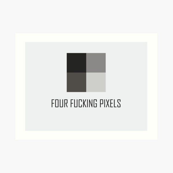 "SCP-096 "Four fucking pixels"" Art Print for Sale by ToadKingStudios ...
