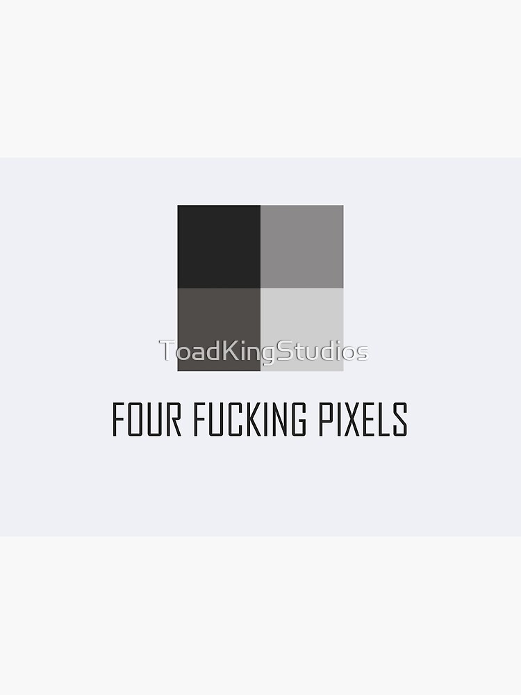 "SCP-096 "Four fucking pixels"" Art Print for Sale by ToadKingStudios | Redbubble