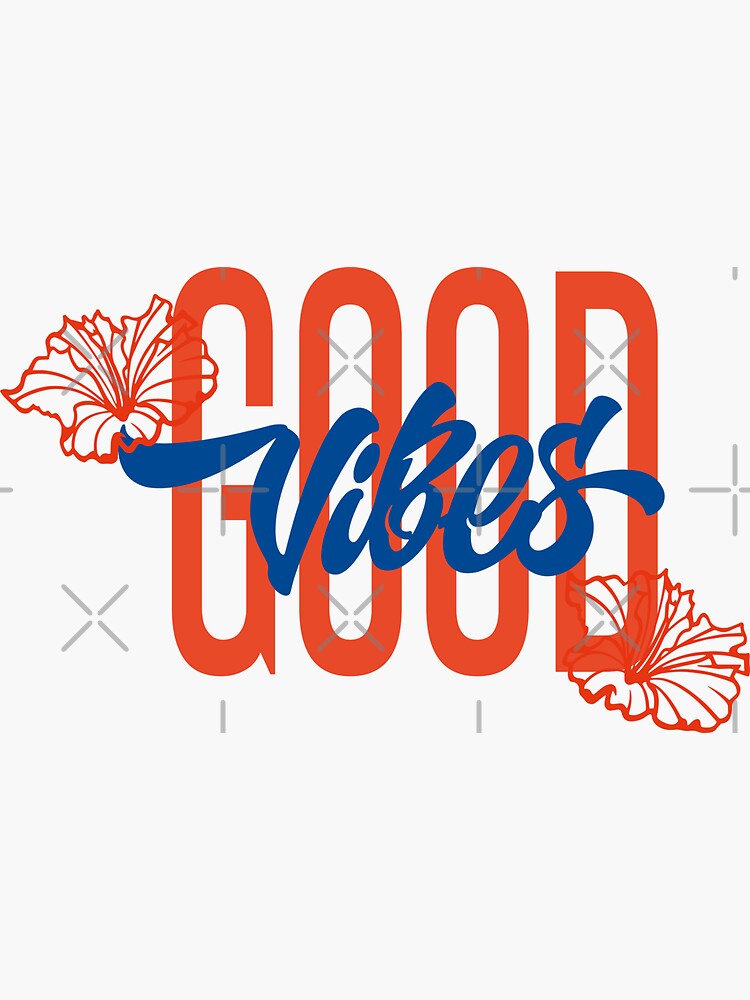 "Good vibes - summer surf club" Sticker for Sale by paubaz | Redbubble