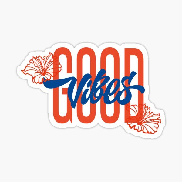 "Good vibes - summer surf club" Sticker for Sale by paubaz | Redbubble