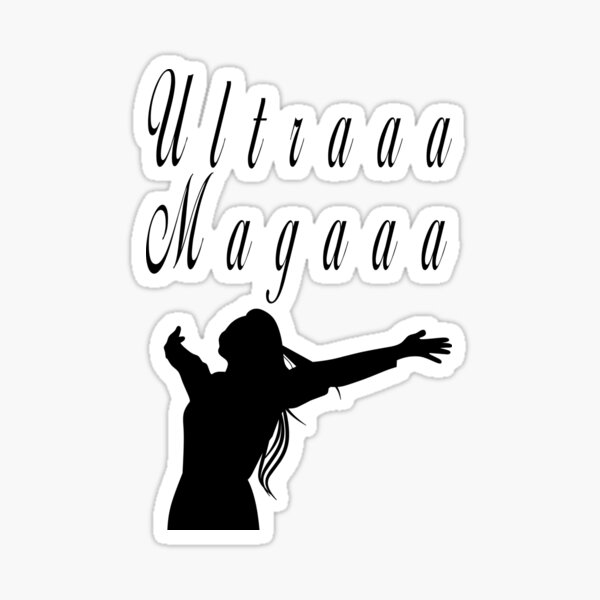 "Ultra Maga girl" Sticker for Sale by M-AbdelRahman | Redbubble