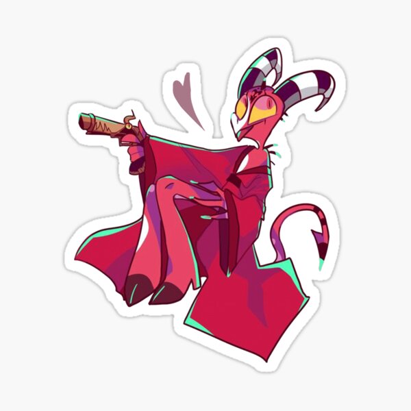 "Helluva Boss Blitzo " Sticker for Sale by LittleDelta | Redbubble