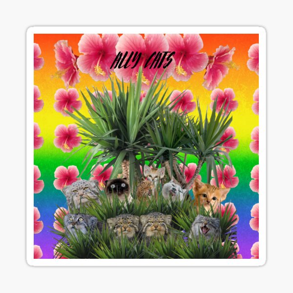 "Ally Cats " Sticker for Sale by Jonddesign | Redbubble