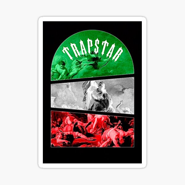 "TRAPSTAR ITALIA" Sticker for Sale by DleVerified | Redbubble